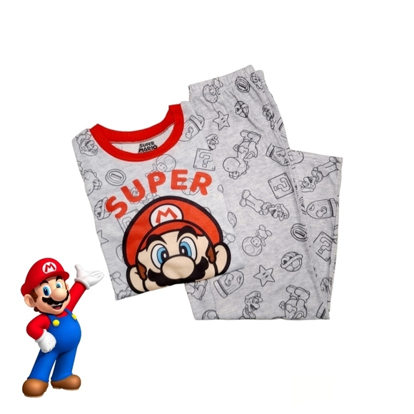 Nintendo | Pajamas | Super Mario Boys 2pc Pajama Set | Poshmark